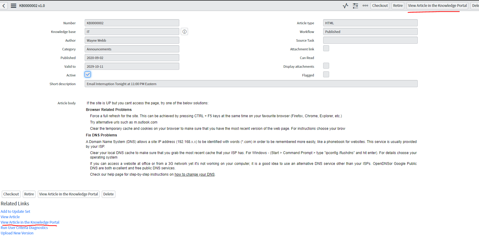We have a Knowledge Portal in ServiceNow? - A Dev/Sec/Ops and ServiceNow Blog
